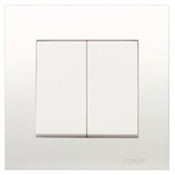 SCHNEIDER VIVACE 2GANG 1WAY FLUSH SWITCH (KB32_1_WE) | Shopee Malaysia