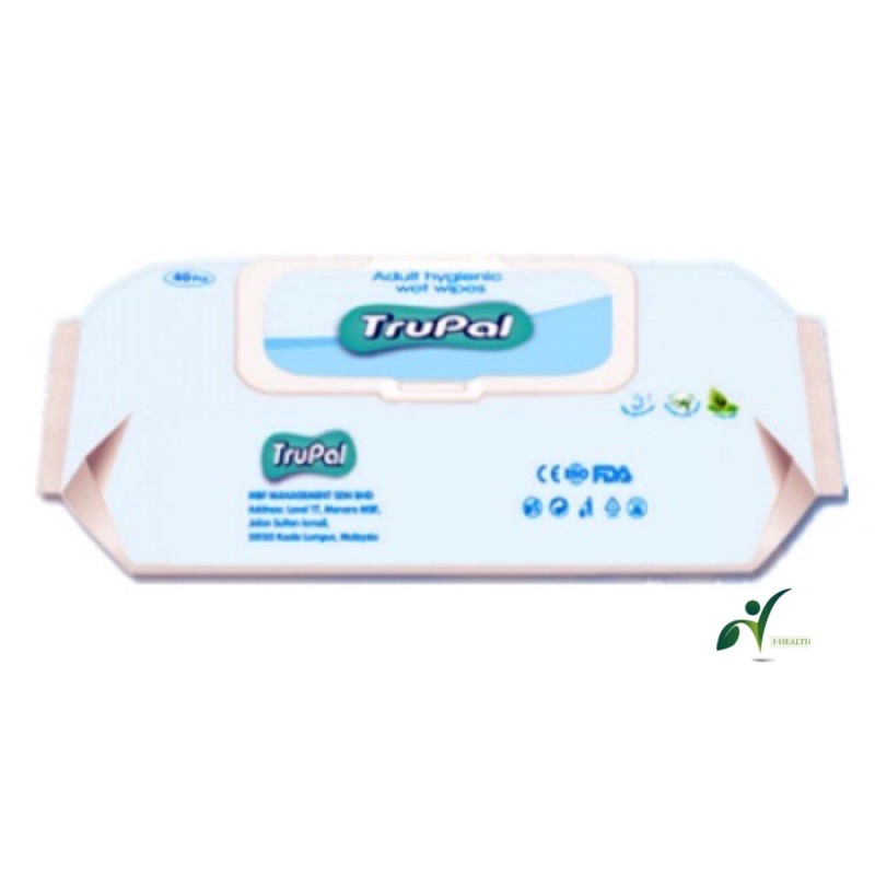 Trupal Adult Wet Wipes 40’s | Shopee Malaysia