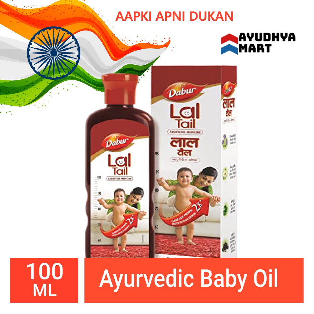 Dabur Lal Tail, 100ml /Ayurvedic Baby Full Body Massage Oil | Shopee ...
