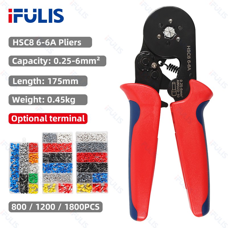 Crimping Tool Wire Stripper Crimp Connector Wire Crimper Ferrule ...