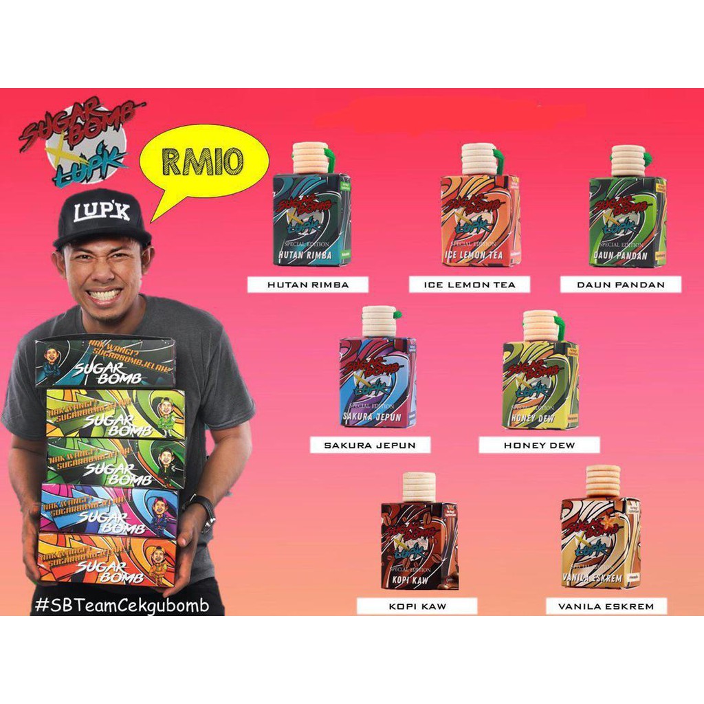 LUPK SERIES AIR FRESHENER SUGARBOMB | Shopee Malaysia