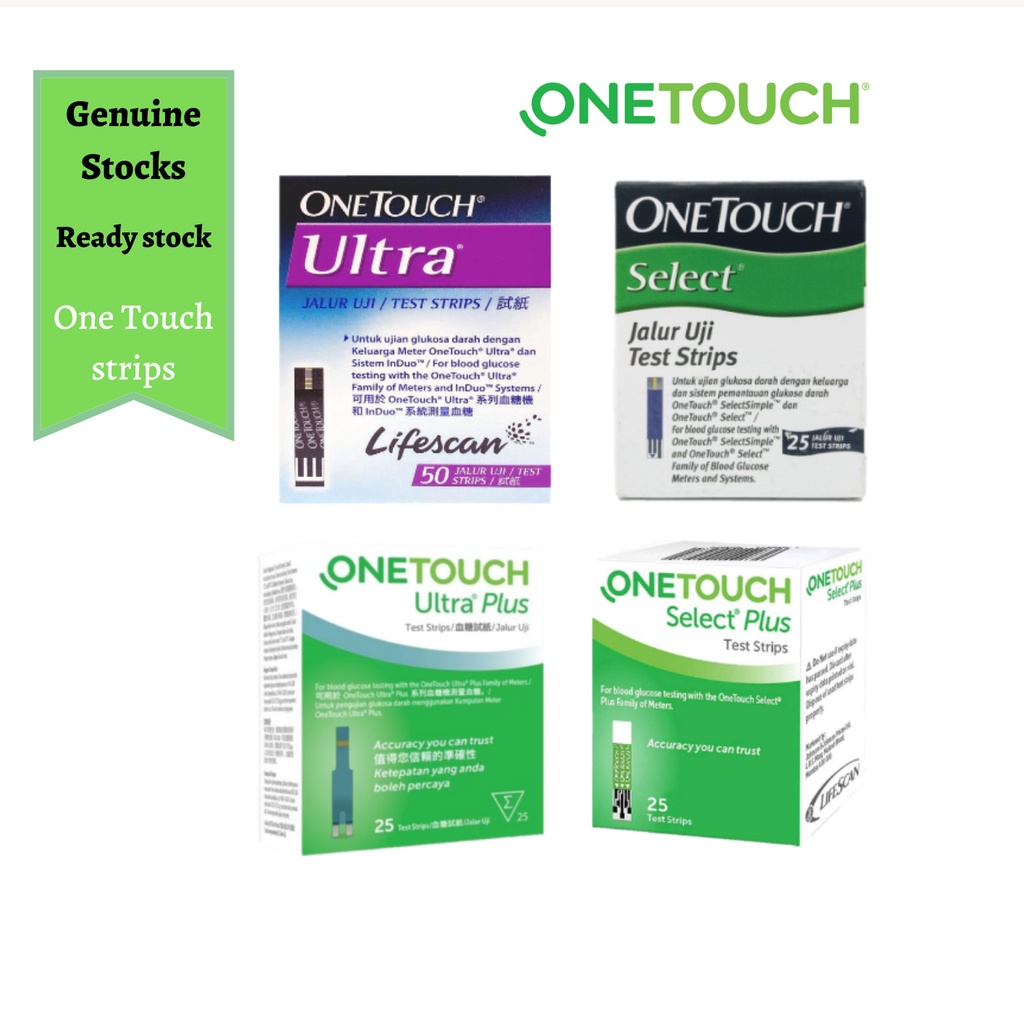 One Touch Blood Glucose Strips [ Select / Ultra / Select plus / Ultra ...