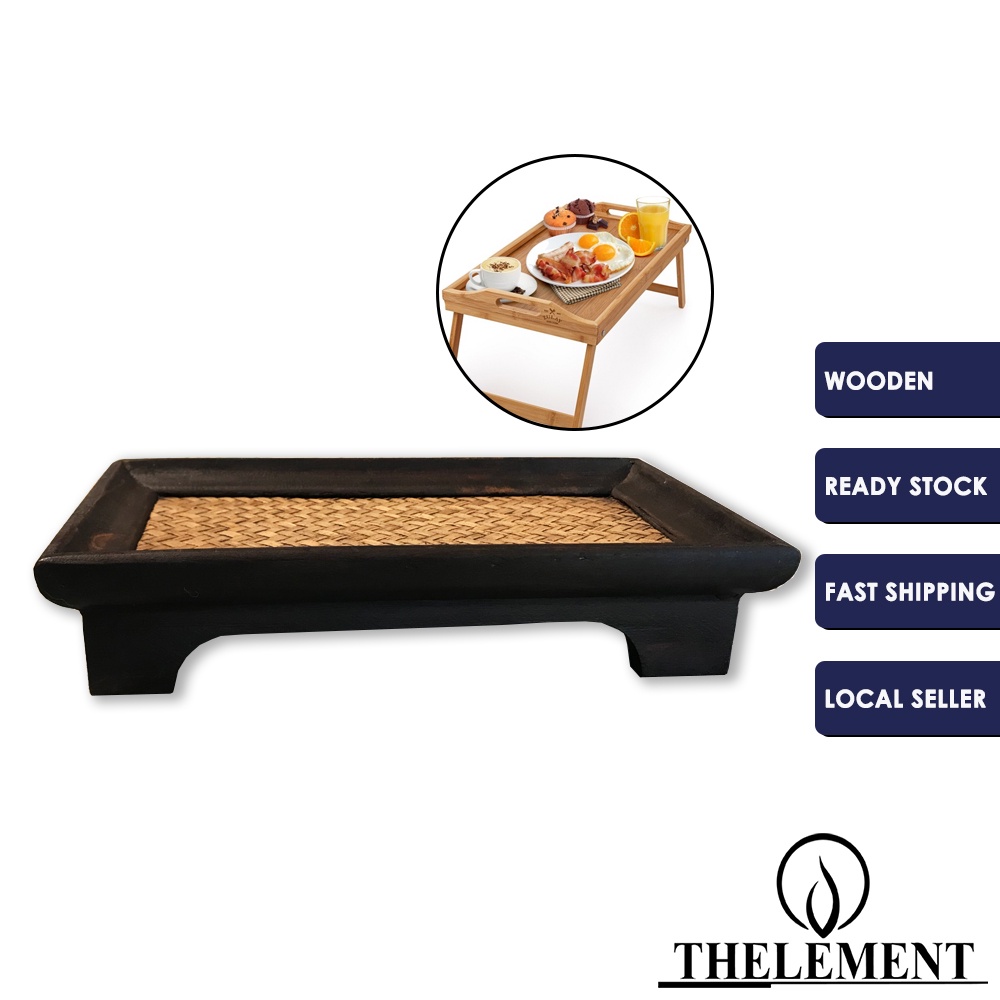Dulang Hantaran Anyaman Mengkuang Dulang Raya Wooden Tray for Display ...