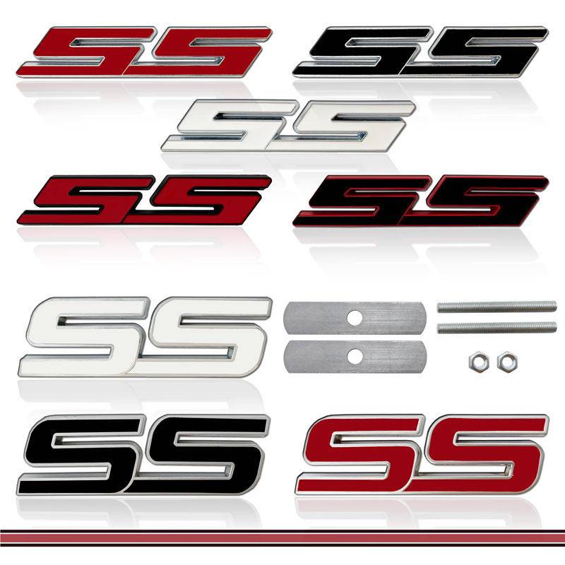 Sticker with 3d metal ss letter emblem, front grille sticker for ...