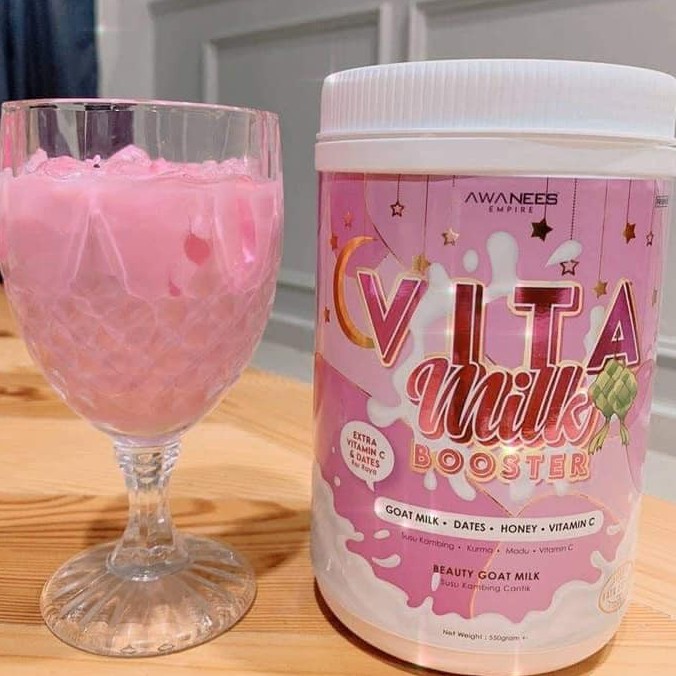 VITAMILK BOOSTER 💯 ORIGINAL HQ [ Vanilla🥛& Strawberry 🍓 ] (READY STOCk ...