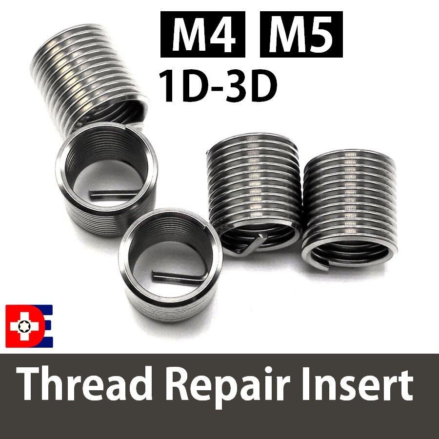 Thread Repair Inserts recoil insert M4 M5 (10pcs per pack) | Shopee ...