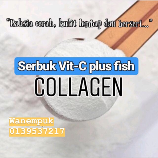 Serbuk vitamin C collagen IKAN SALMON | Shopee Malaysia