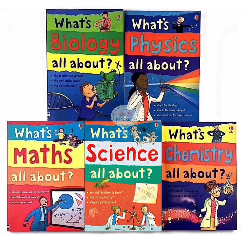 Usborne What’s all about (Science,Chemistry, Biology, Maths, Physics ...