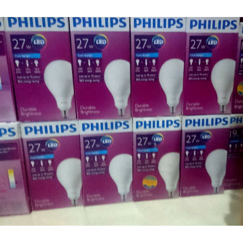 Philips 27w led Light Old model jumbo body Rare On The Market | Shopee ...
