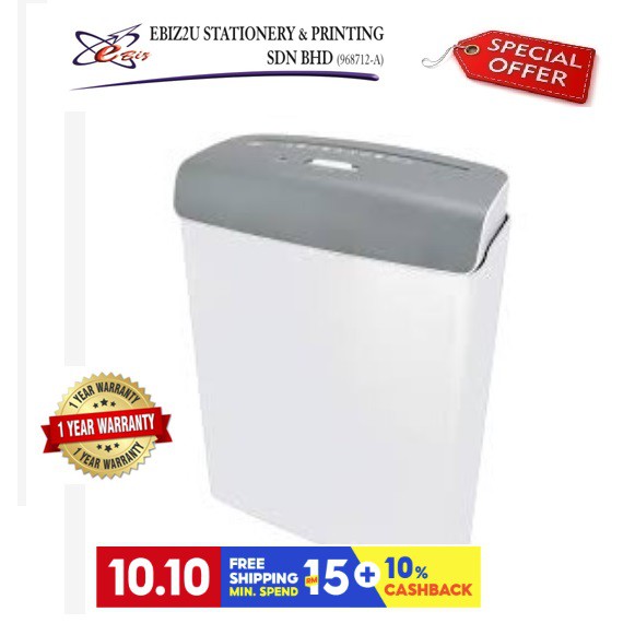 MONOLITH MA-501-17B STRIP CUT SHREDDER- 6 sheets | Shopee Malaysia