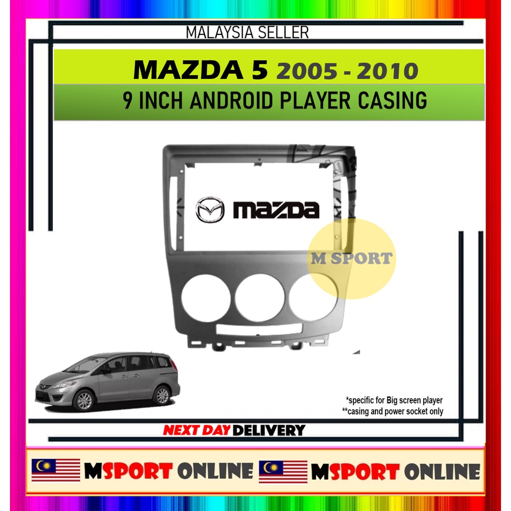 Mazda 5 2005 - 2011 9'' Android Player Casing (Socket) | Shopee Malaysia