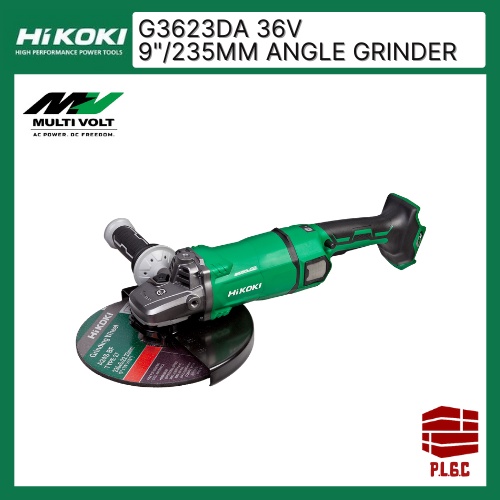 Hikoki / Hitachi Multi-Volt G3623DA 9 inch ( 230MM ) 36V Cordless Angle ...