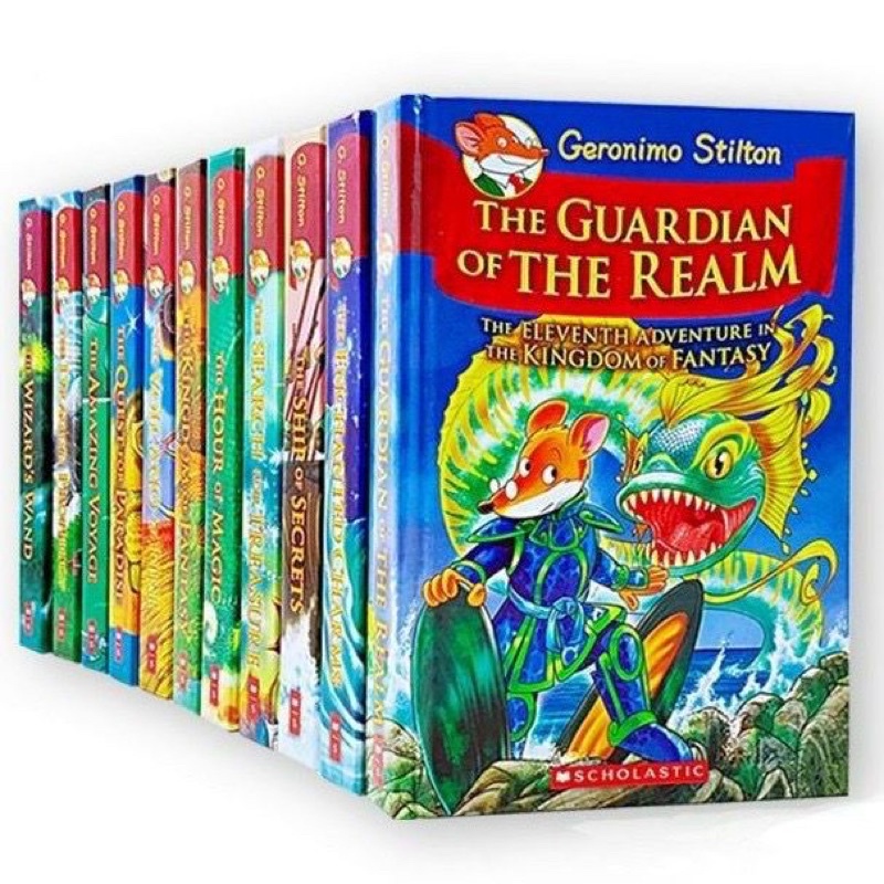 (15books hardcover) Geronimo Stilton The Kingdom of Fantasy Books ...