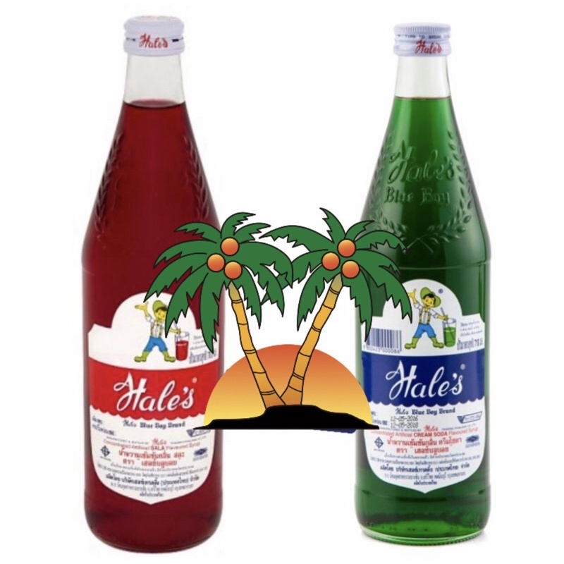 HALE's Blueboy Syrup Sirap Perisa Red Sala dan Green Soda (710 ML ...