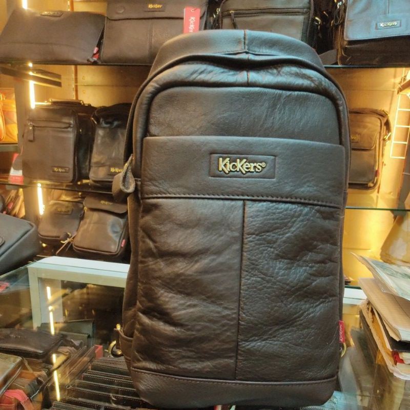 Original Kickers Leather Unisex Backpack/Chest Bag C87700/87701 ...