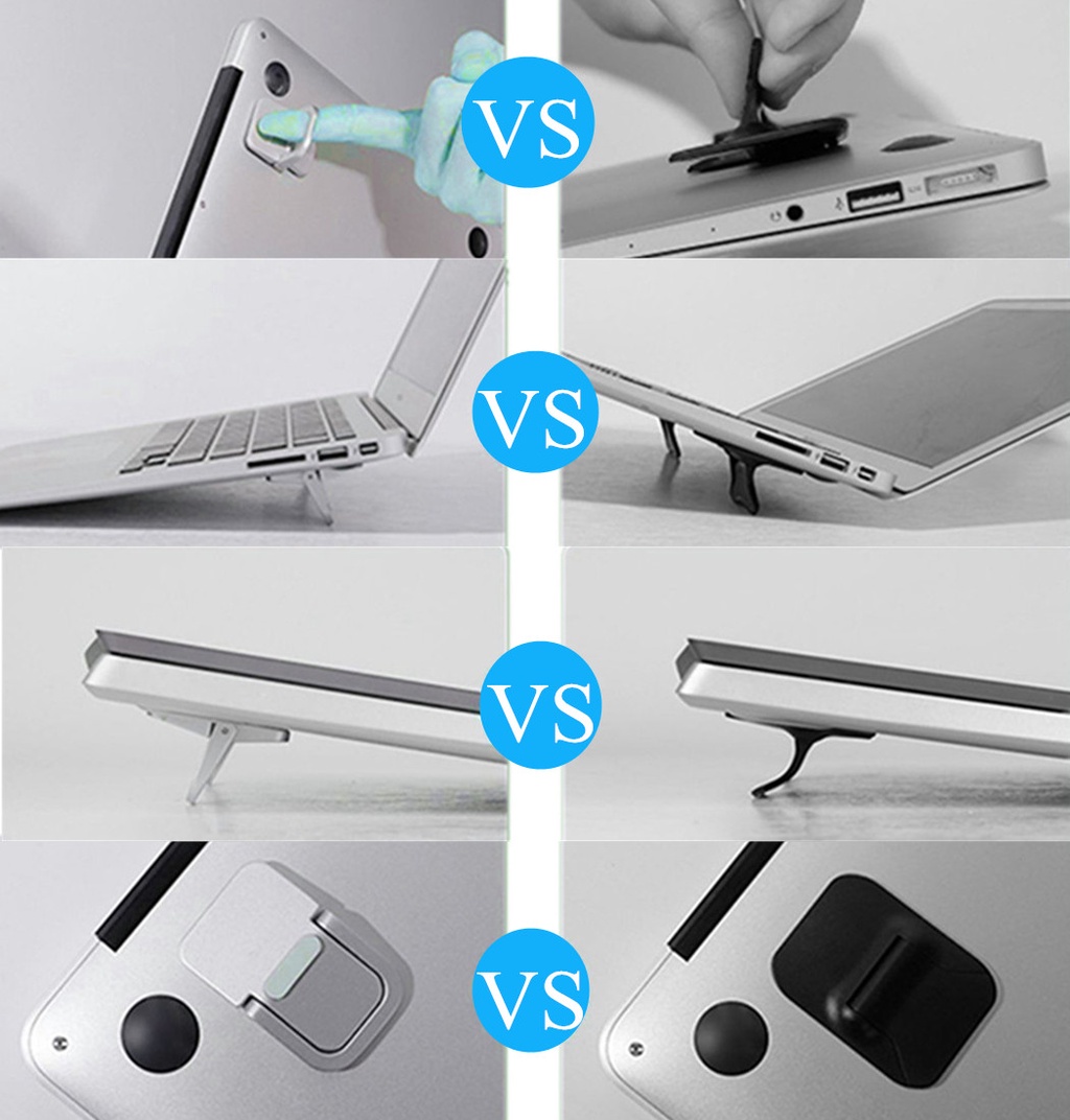 Laptop Stand for Computer Keyboard Stand Riser Aluminum Mini Portable ...