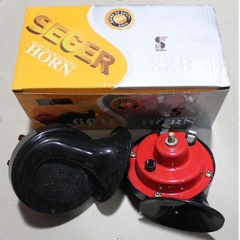 Original HELLA MIDNIGHT BLACK TWIN TONE BM HORN SNAIL HORN 12V Car ...