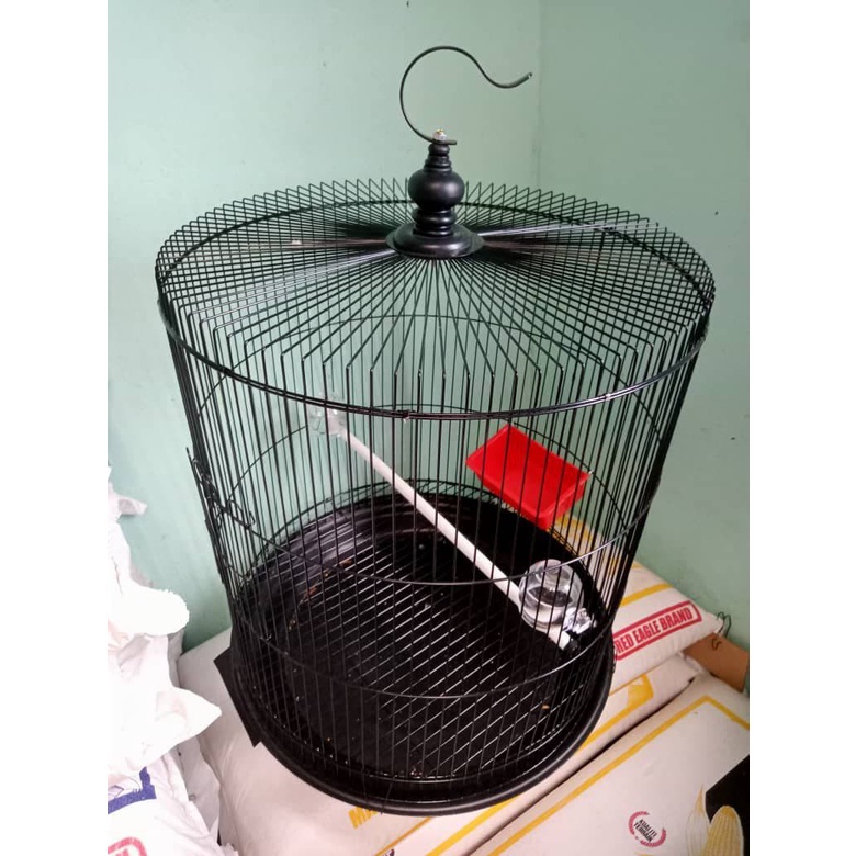 POS SEGERA!Sangkar burung besi 19" / 22" blackdorm birdcage sangkar ...
