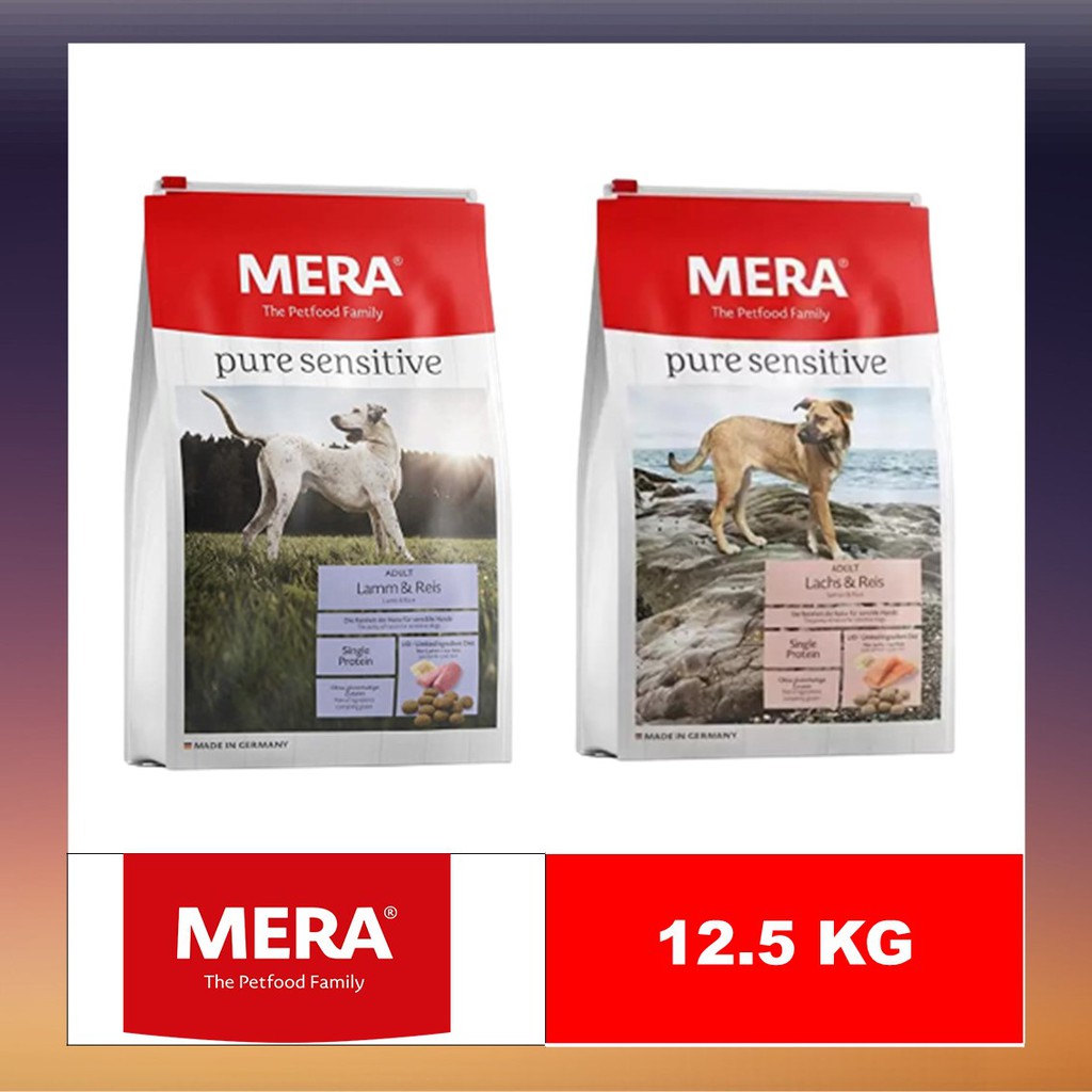 MERA PURE SENSITIVE DOG DRY FOOD 12.5KG [MERA PURE SENSITIVE LAMB ...