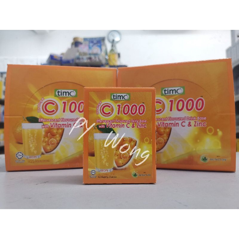 TIMO Effervescent Vitamin C with zinc (5gx6 sachets) | Shopee Malaysia