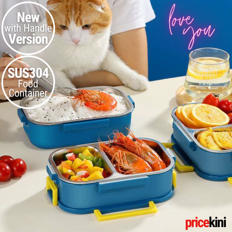 Multi-Layers SUS304 Stainless Steel Lunch Box, Microwavable Stackable ...