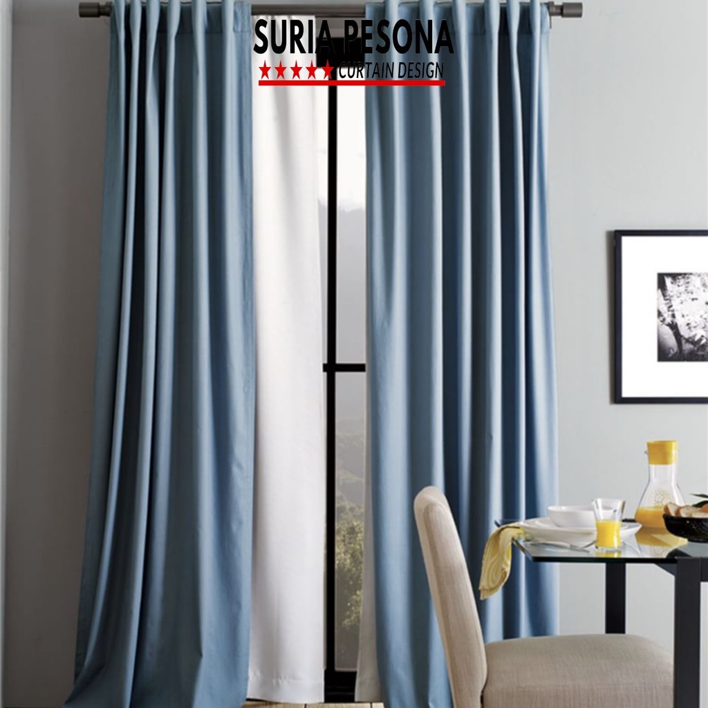 G5= Ready Made Curtain!! Siap Jahit Langsir ,Langsir RAYA Kain Tebal ...