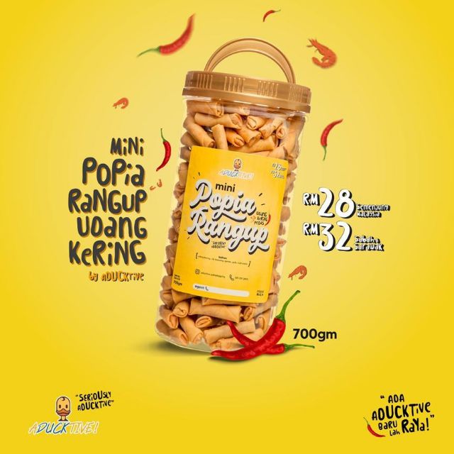 🔥 RAYA EDITION🔥 ADUCKTIVE MINI POPIA RANGUP 700G++ MINI POPIA UDANG ...