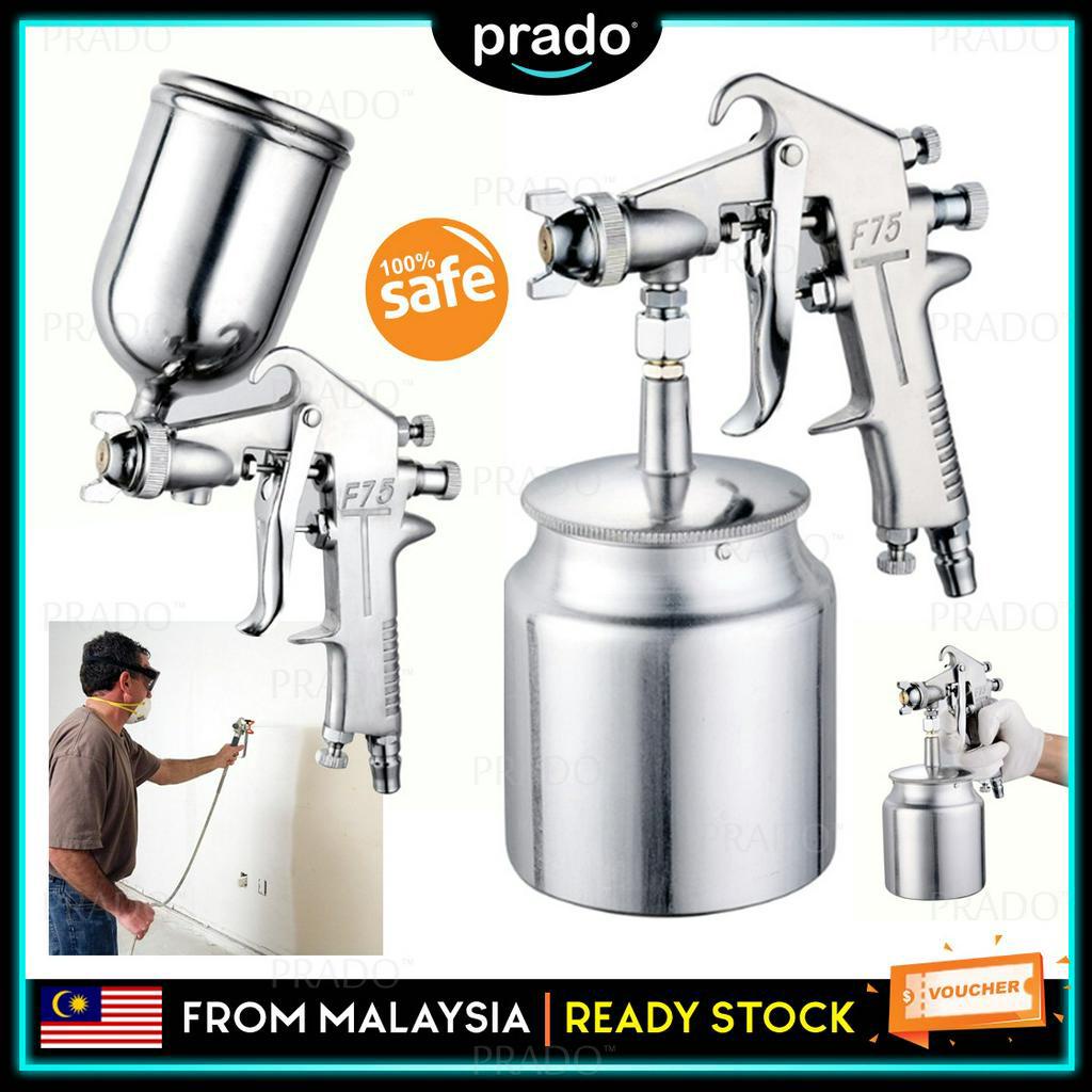 PRADO 1.5mm Nozzle 400cc Capacity Gravity Feed Home Wall Painting Spray ...