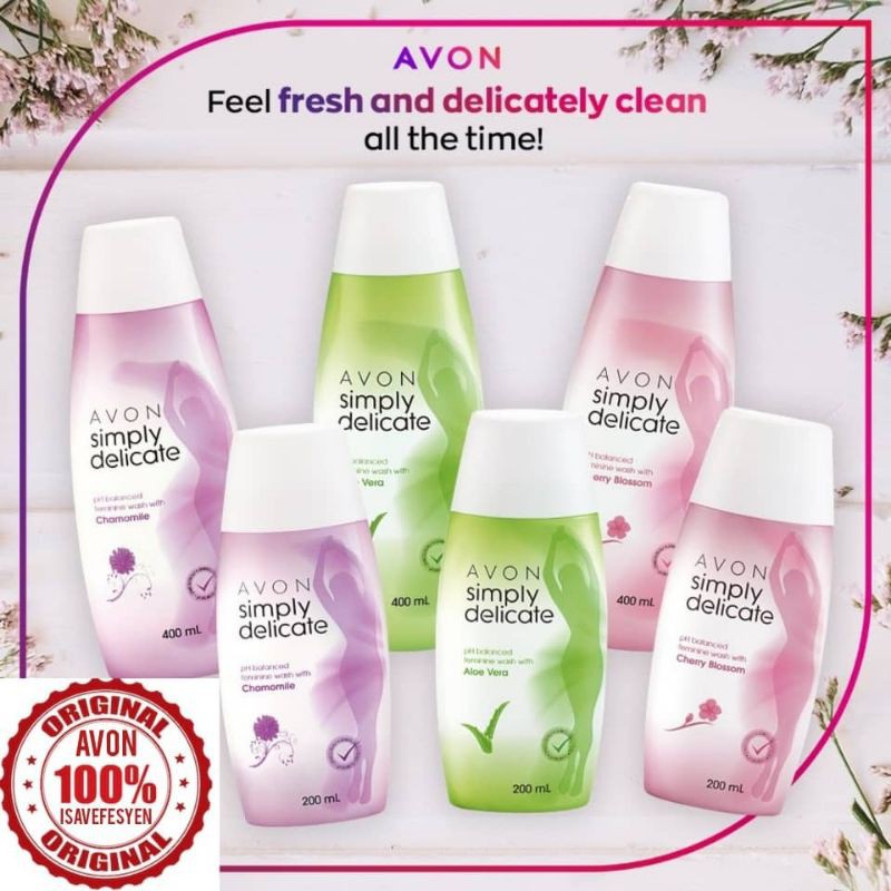 Avon Simply Delicate pH Balanced Feminine Washes 400ml | Shopee Malaysia