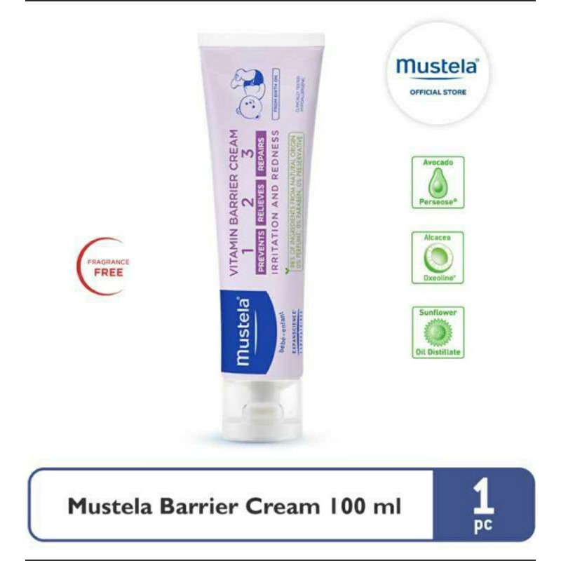 Mustela Barrier Cream (100ml) | Shopee Malaysia