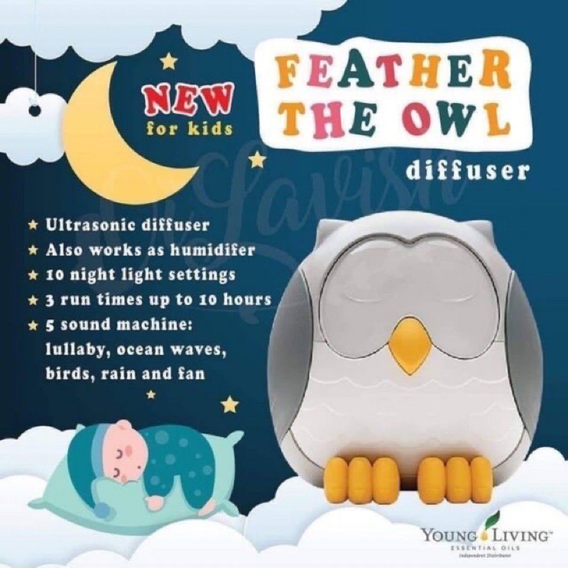 Owl Feather Diffuser Young Living Only *Ready Stock* | Shopee Malaysia