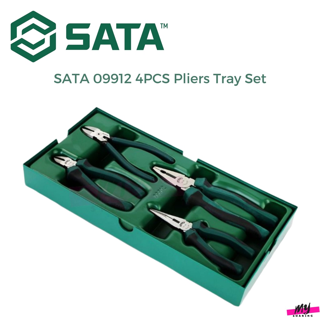 SATA 09912 4pcs Pliers Tray Set | Shopee Malaysia