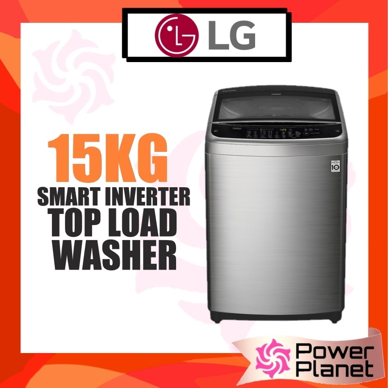 LG 15kg T2515VSAV Top Load Washer with Smart Inverter 15.0KG ( Mesin ...