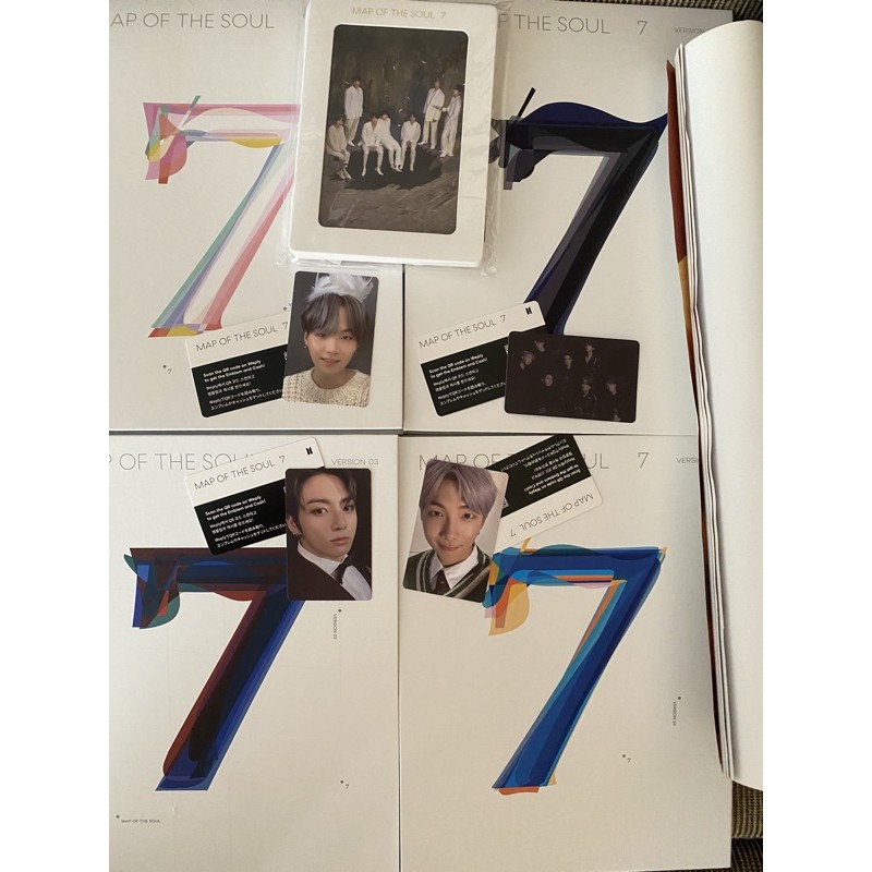 BTS MOTS 7 Version 1, 2, 3 and 4 (Unsealed) | Shopee Malaysia