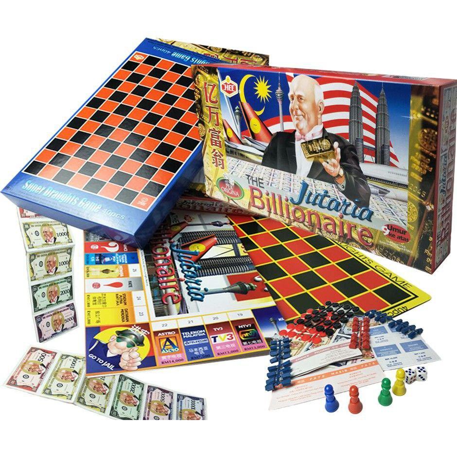 2 IN 1 Billionaire Jutaria + Super Draughts Games | Shopee Malaysia