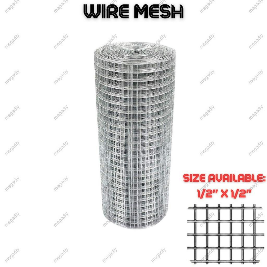 10 Meter Galvanized BRC Welded Iron Wire Mesh Net Netting High Quality / Dawai Jaring Welded ...