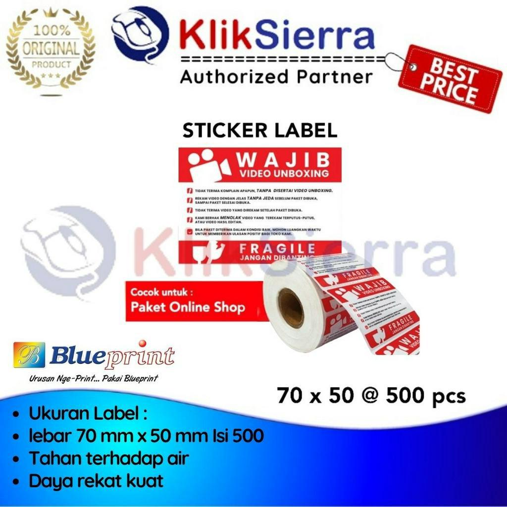 Fragile Sticker Labels Mandatory Video Unboxing 70x50 mm, 500 packs ...