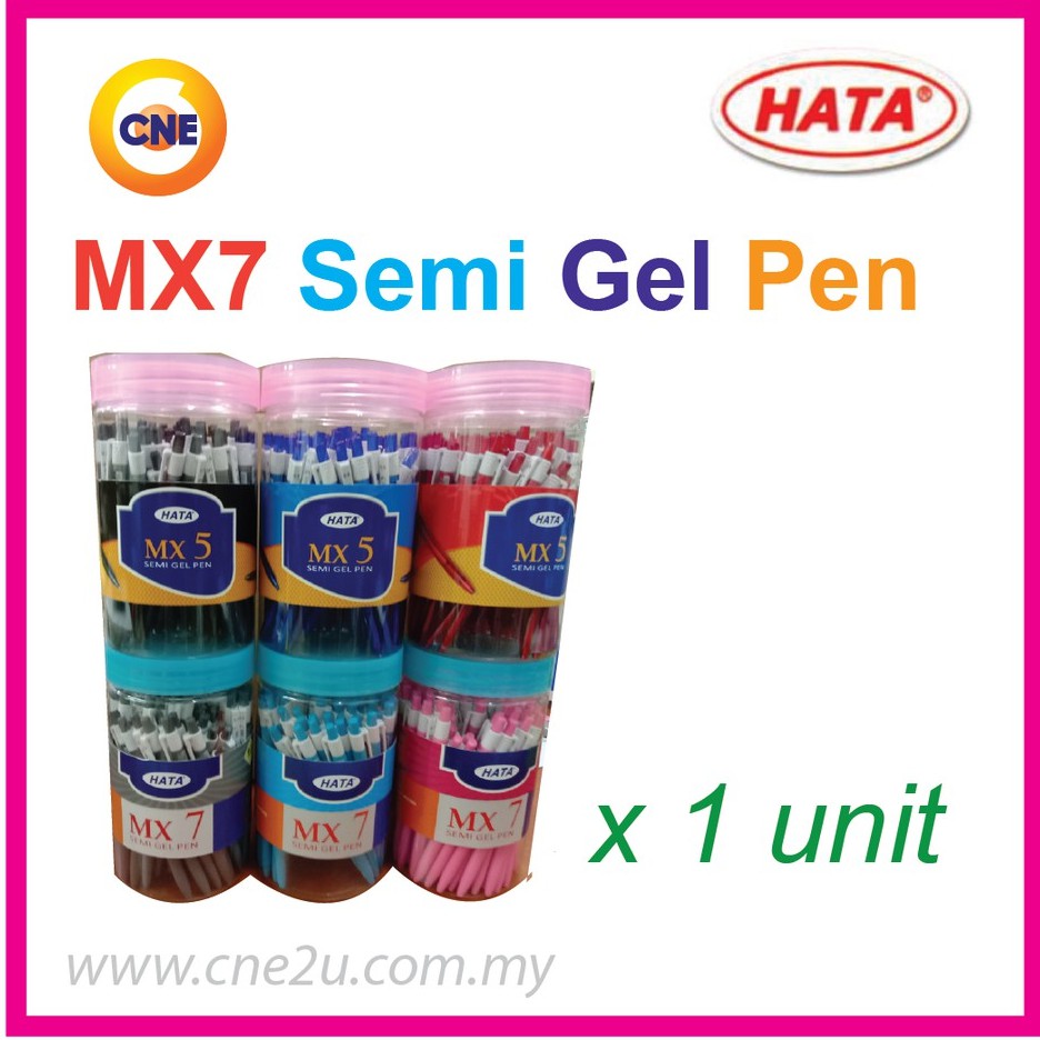 Hata MX5 0.5mm / MX7 0.7MM Semi Gel Pen | Shopee Malaysia