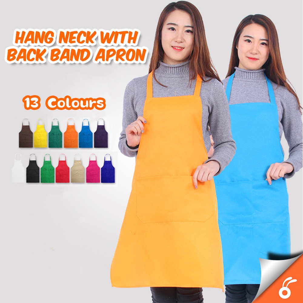 0319 CHICKY Hang Neck Apron Overall Apron Murah Apron Dapur Kitchen ...