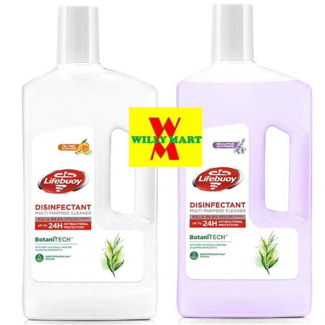 Lifebuoy Multi-Purpose Multipurpose Cleaner Lavender & Eucalyptus/ Tea Tree & Orange [1L ...