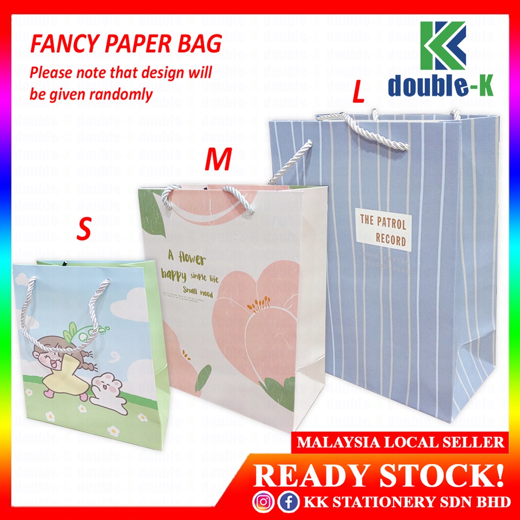 GOMU Fancy Paper Bag- Small/Medium/Large RM1.50-RM2.55/each | Shopee ...