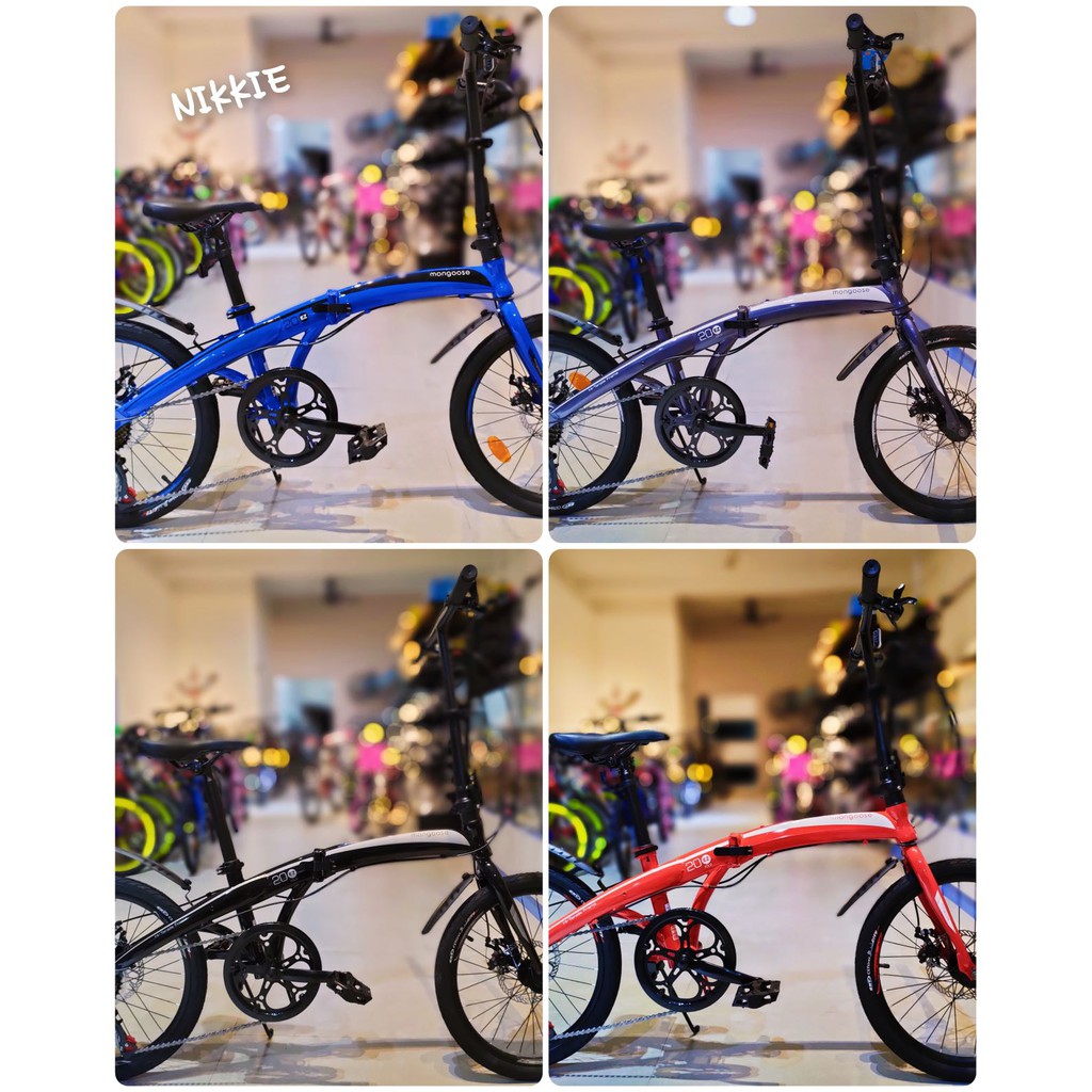 FOLDING BIKE 20" MONGOOSE (7 SPEED) | Shopee Malaysia