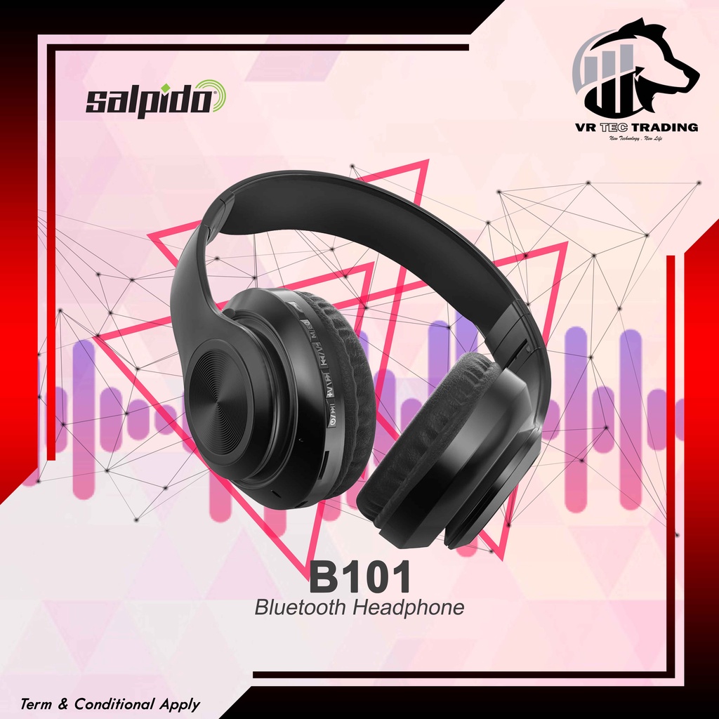 🇲🇾 Ready Stock 💕Salpido B101 Wireless Headphone Bluetooth | Shopee Malaysia