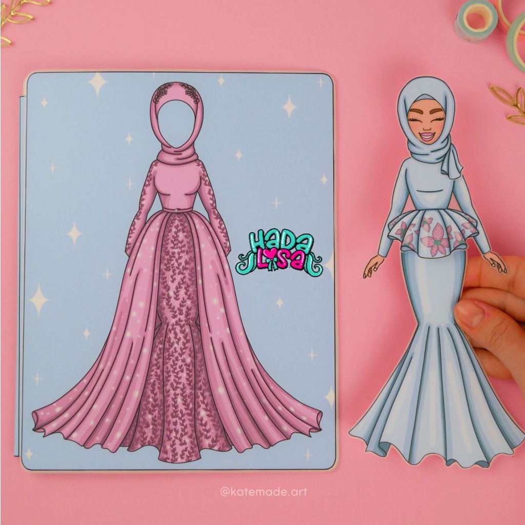 Paper Doll with clothes Activities Book for Kids Busybook | Shopee Malaysia