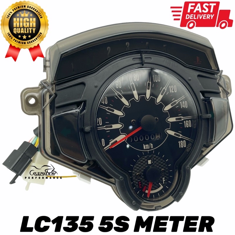 YAMAHA LC135 5S 5 SPEED 55D 55C METER SET 100% HIGH QUALITY METER ASSY ...