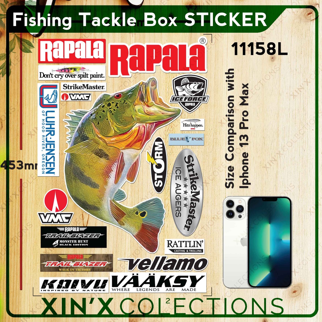Fishing tackle panjing mancing 钓鱼贴纸 Sticker Pelekat SPORT FISHING ...