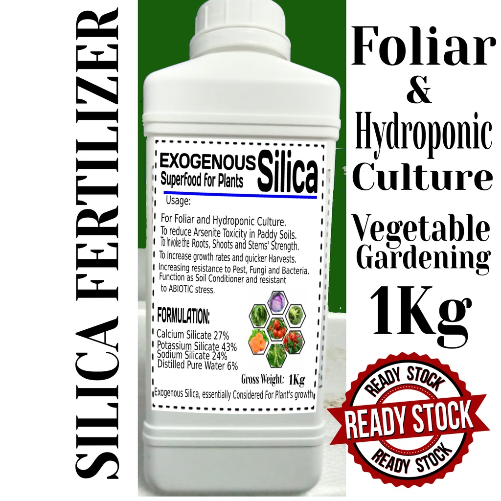 1Kg: Exogenous silicon Fertilizer/Silicate Supplementation/ Super Tonic ...