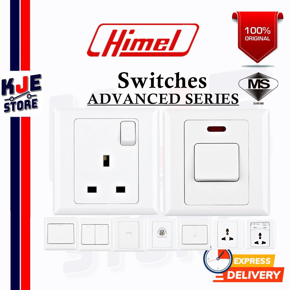 HIMEL Switch - Advanced Series Switches & Socket Outlet - 13A Socket ...