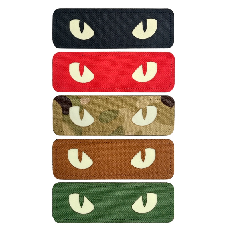 Little Monster Eye Luminous Velcro Infrared Reflective Devil's Badge ...