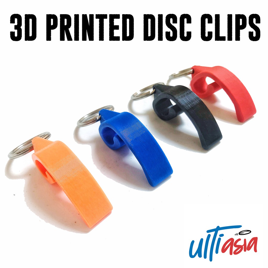 Disc Clips Disclips for Ultimate Frisbee Disc (3D Printed) Disc Clip ...